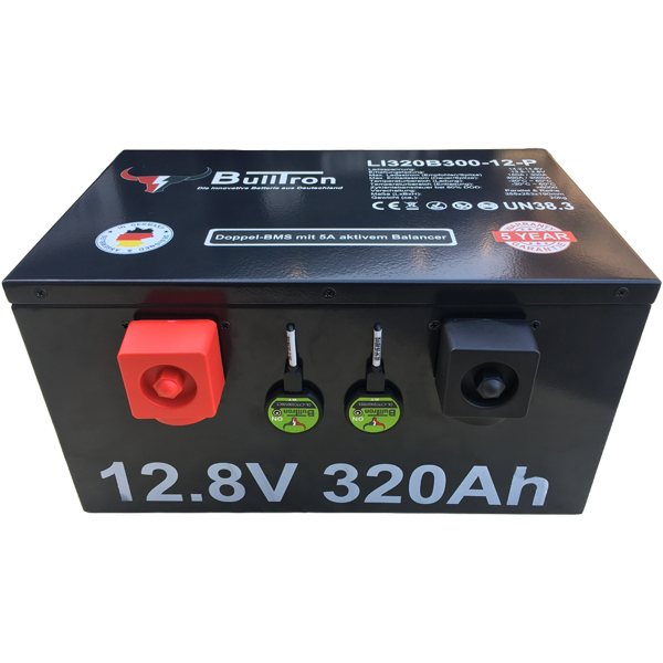Bulltron 320 Ah Polar: Lithium battery for motorhomes, boats and much more.