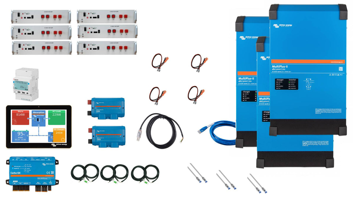 Victron MultiPlus II 48 V 3-phase 15kva - Inverter-battery set