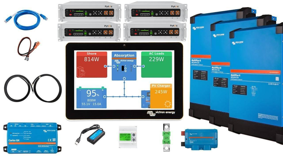 Victron MultiPlus II 48 V 3-phase 15kva - Inverter-battery set
